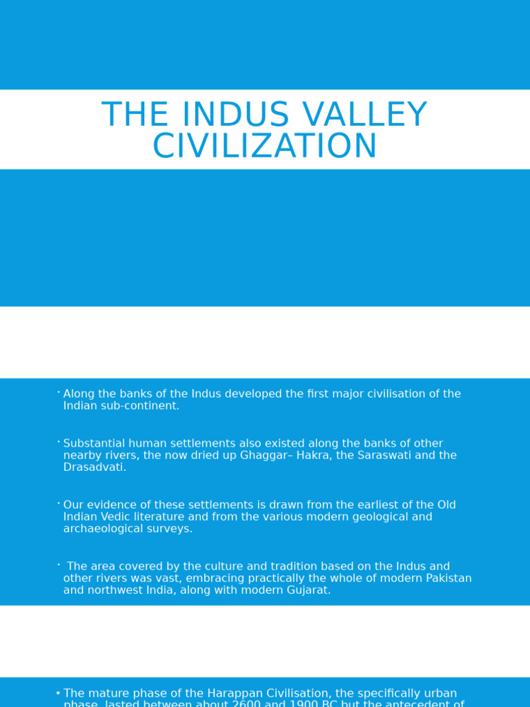 The Indus Valley Civilization | PDF