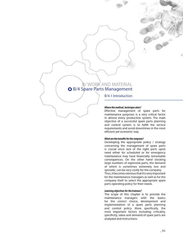 Info On Spare Part Criticality | PDF | Inventory | Demand