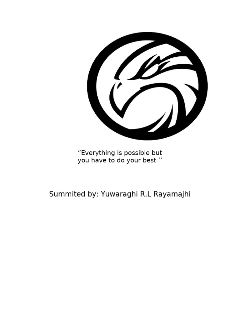 Every Thing Is Possible But You | PDF