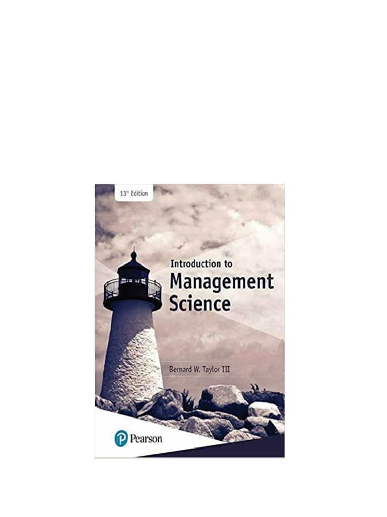 Introduction To Management Science 13th Edition (Ebook PDF) PDF Download | PDF | Linear ...