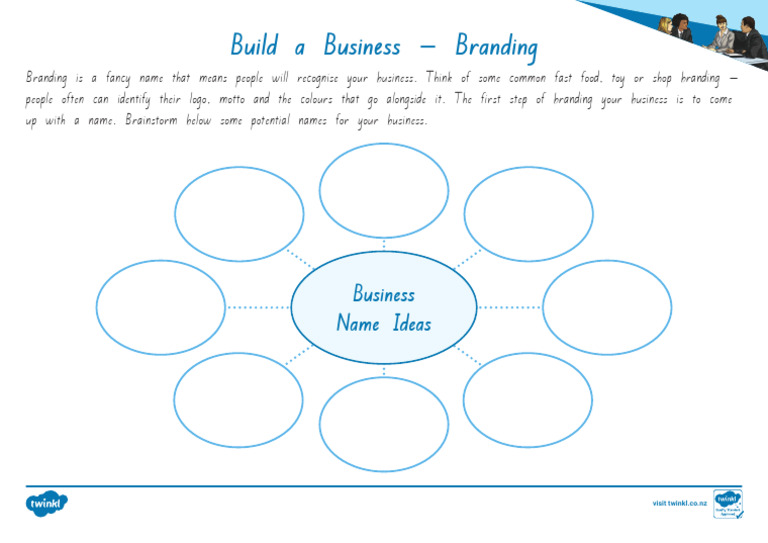 Branding Activity - Build a Business Pack | PDF
