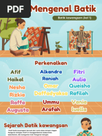 Mewarnai Batik Lembar Kerja SD Kelas 1 Biru Sederhana | PDF