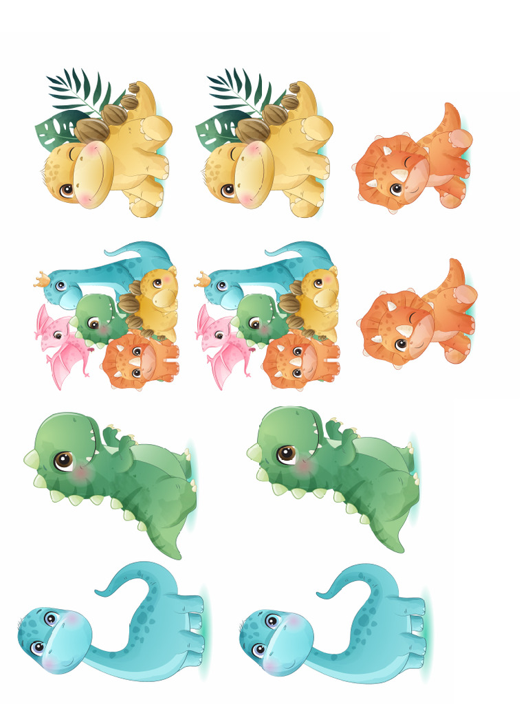 APLIQUES para PAPELARIA PERSONALIZADA FESTA DINOBABY | PDF