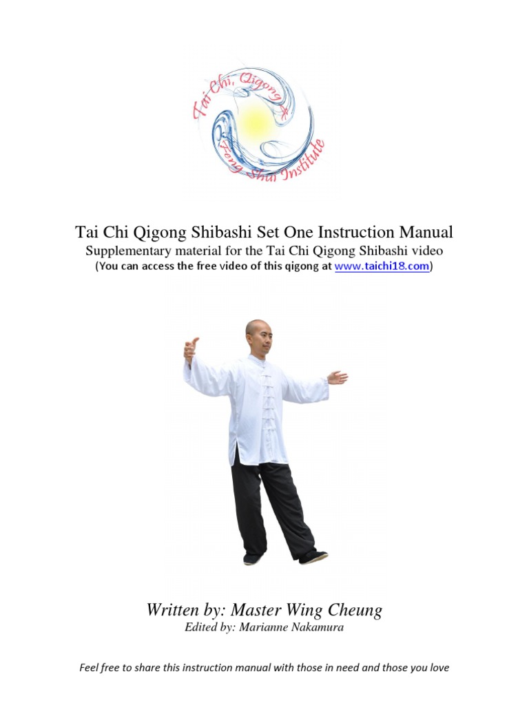 Shibashi Qigong Set 1 Instruction Manual | PDF | Qigong | Breathing