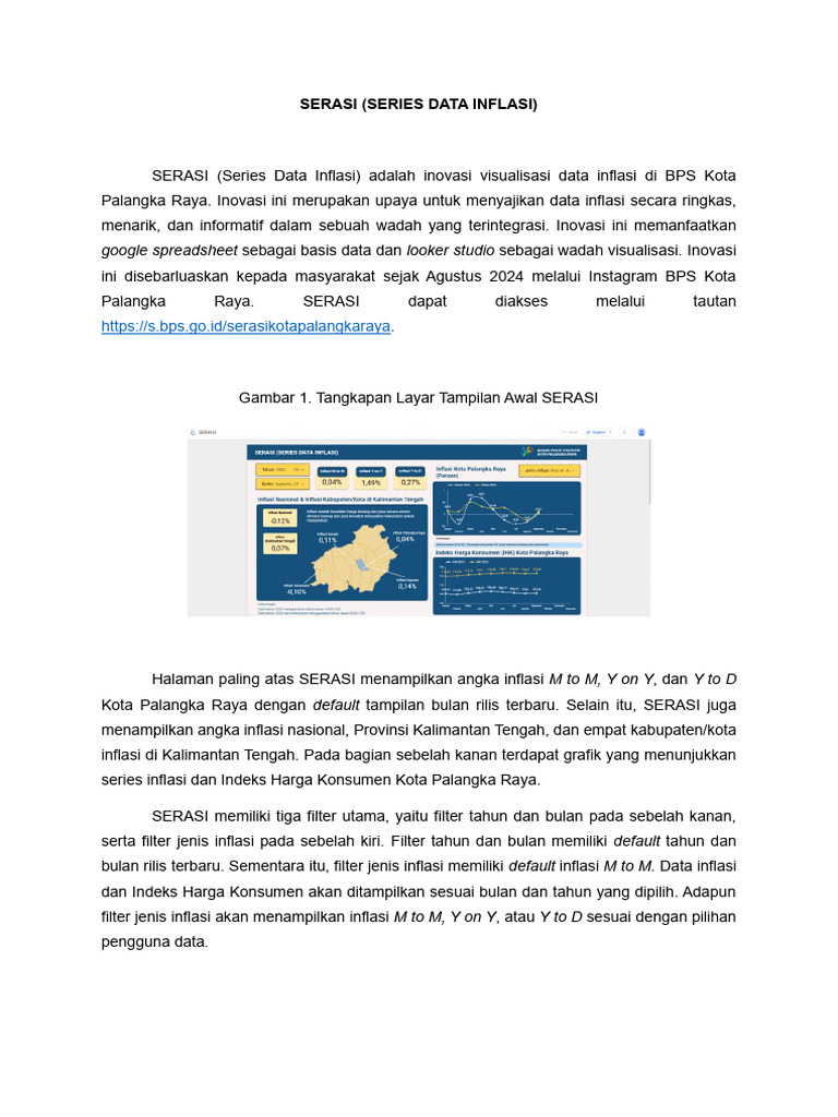 6.1.b. Inovasi SERASI (Series Data Inflasi) | PDF