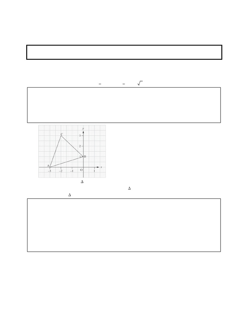 (BK 3) 10 Coordinate Geometry of Straight Lines Q | PDF