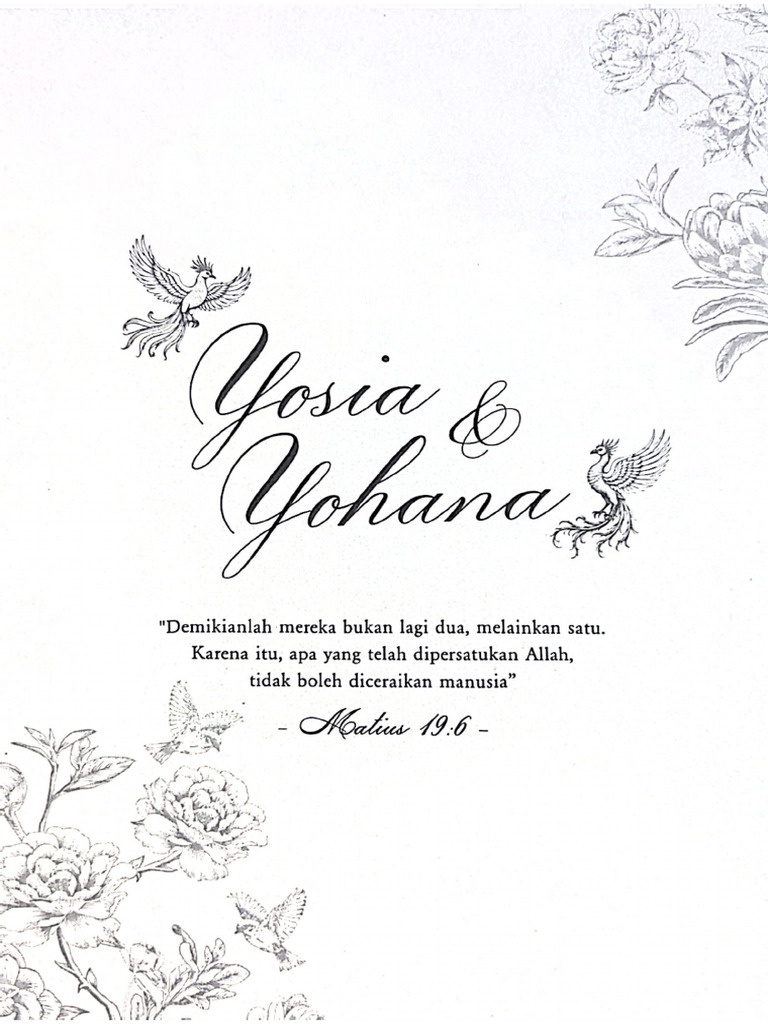 Yosia & Yohana | PDF
