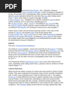 Domestication of Camel and Muweilah | PDF | Camel