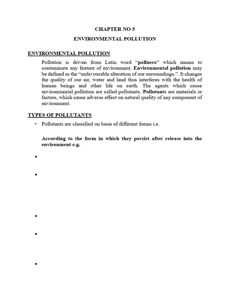 Understanding Environmental Pollution | PDF | Pollution | Air Pollution