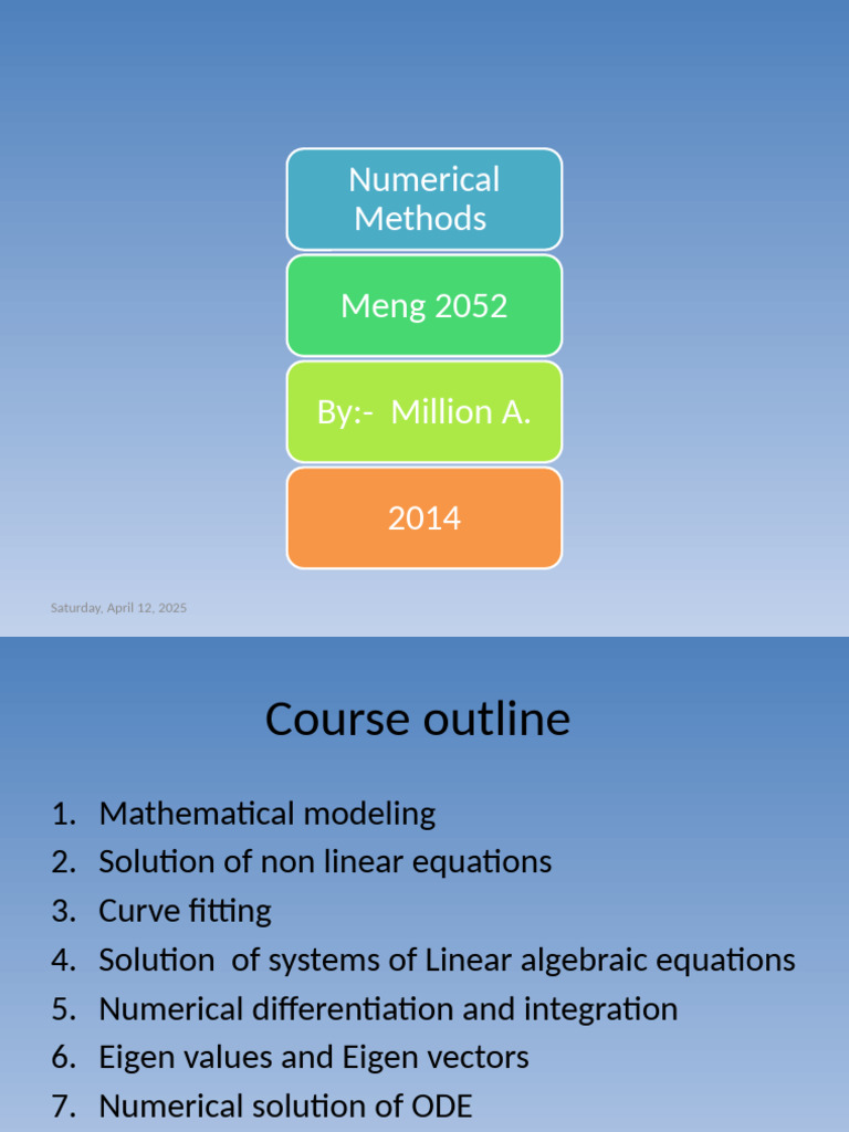 Numerical Chap 1 | PDF | Significant Figures | Numerical Analysis