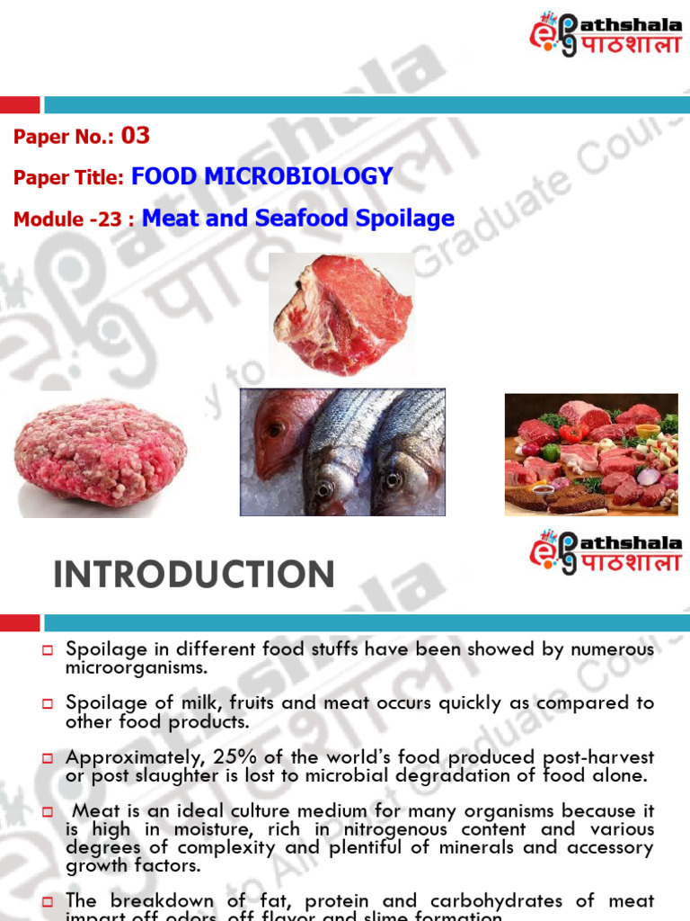 1587965331microbiology of Meat and Meat Products | PDF | Decomposition ...