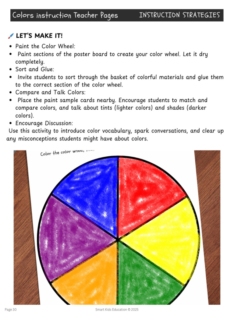 Let's Learn Colors Section 4 | PDF
