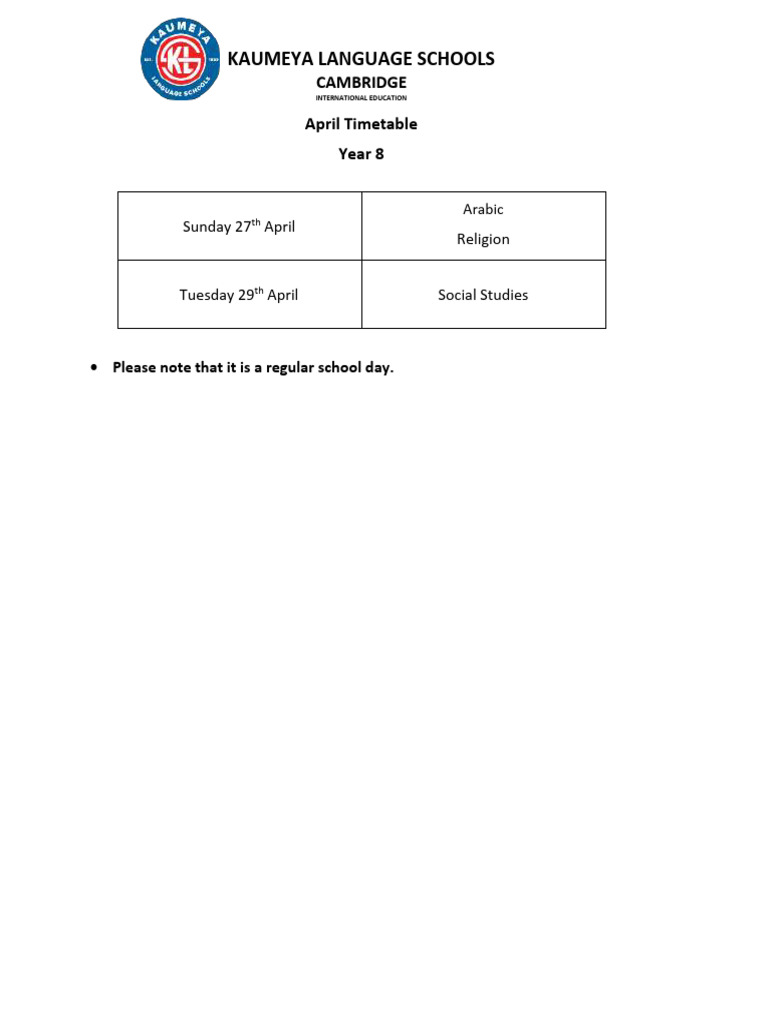 April Exams Year 8 (2024-2025) | PDF