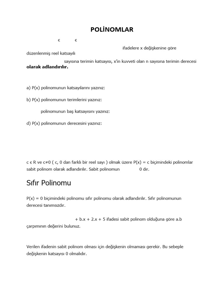 Mat1 - 9. Hafta | PDF