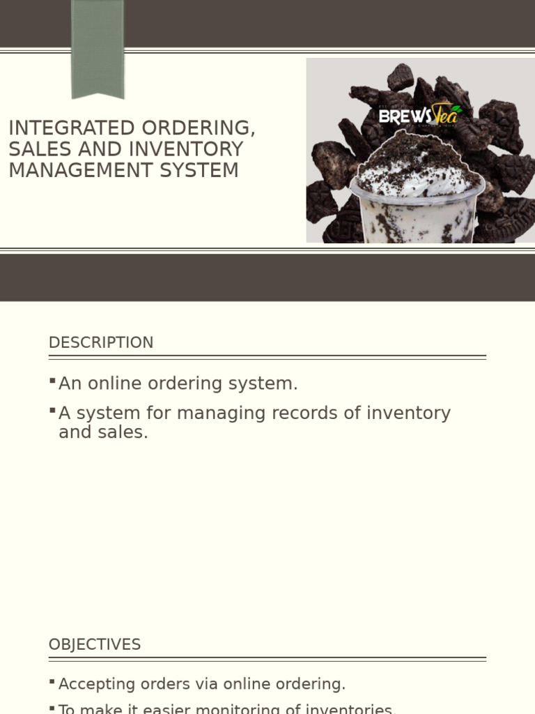 Online Sales and Inventory Management System | PDF