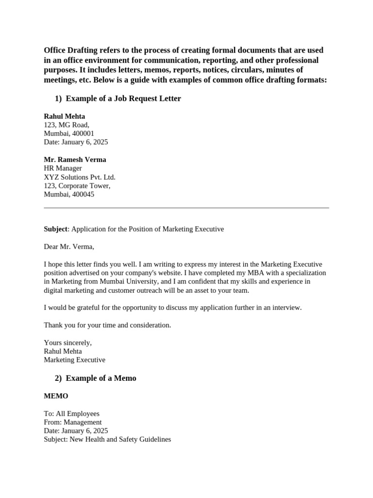 7.Office Drafting(Print) | PDF