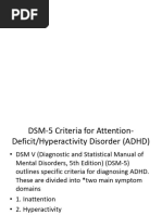 ADHD Diagnosis - DSM 5 Criteria For Children and Adults | PDF ...