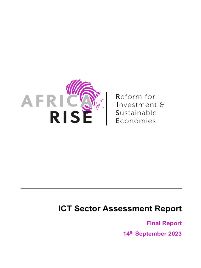 Botswana ICT Assessment Report_Final Submit_Post Validation Za | PDF ...
