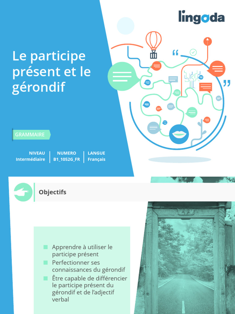 95-Le Participe Présent Et Le Gérondif | PDF | Verbe | Sujet (Grammaire)