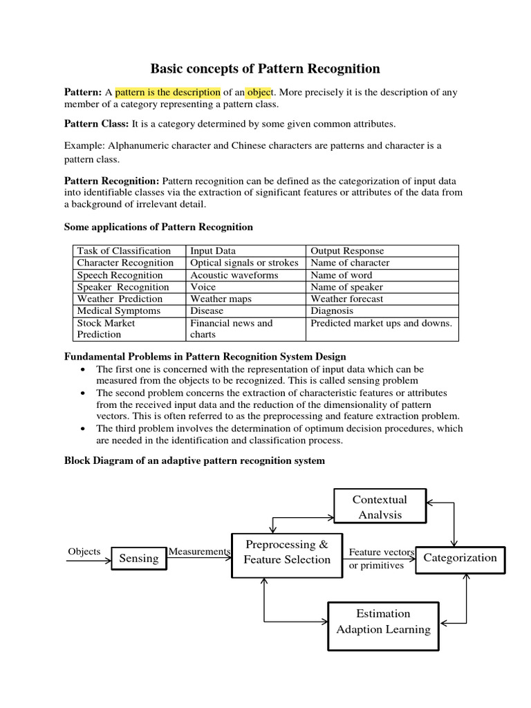 Pattern Recognition & Clustering | PDF | Pattern Recognition | Applied Mathematics
