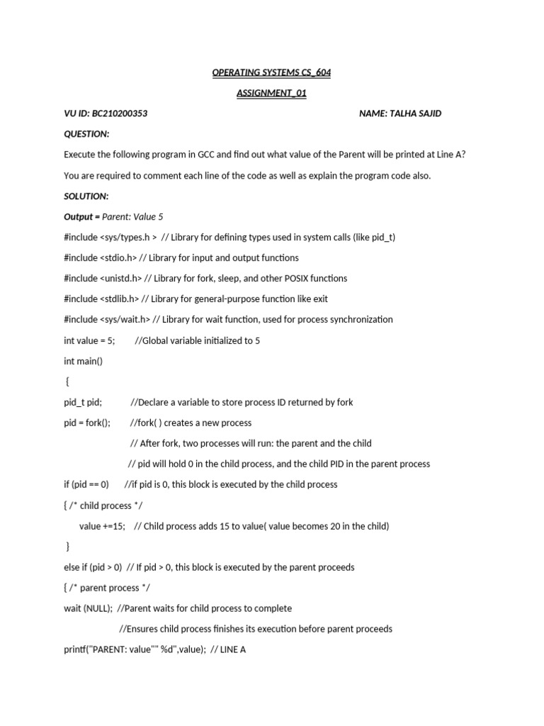 BC210200353 Assignment - 01 CS - 604 | PDF