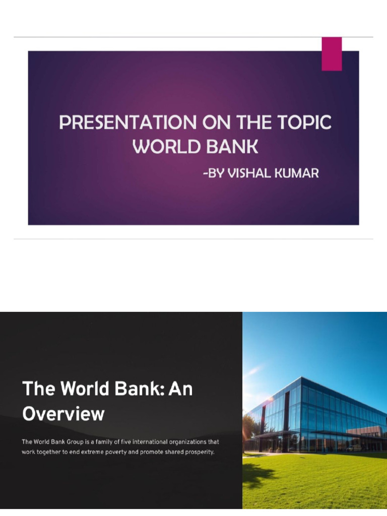 World Bank | PDF