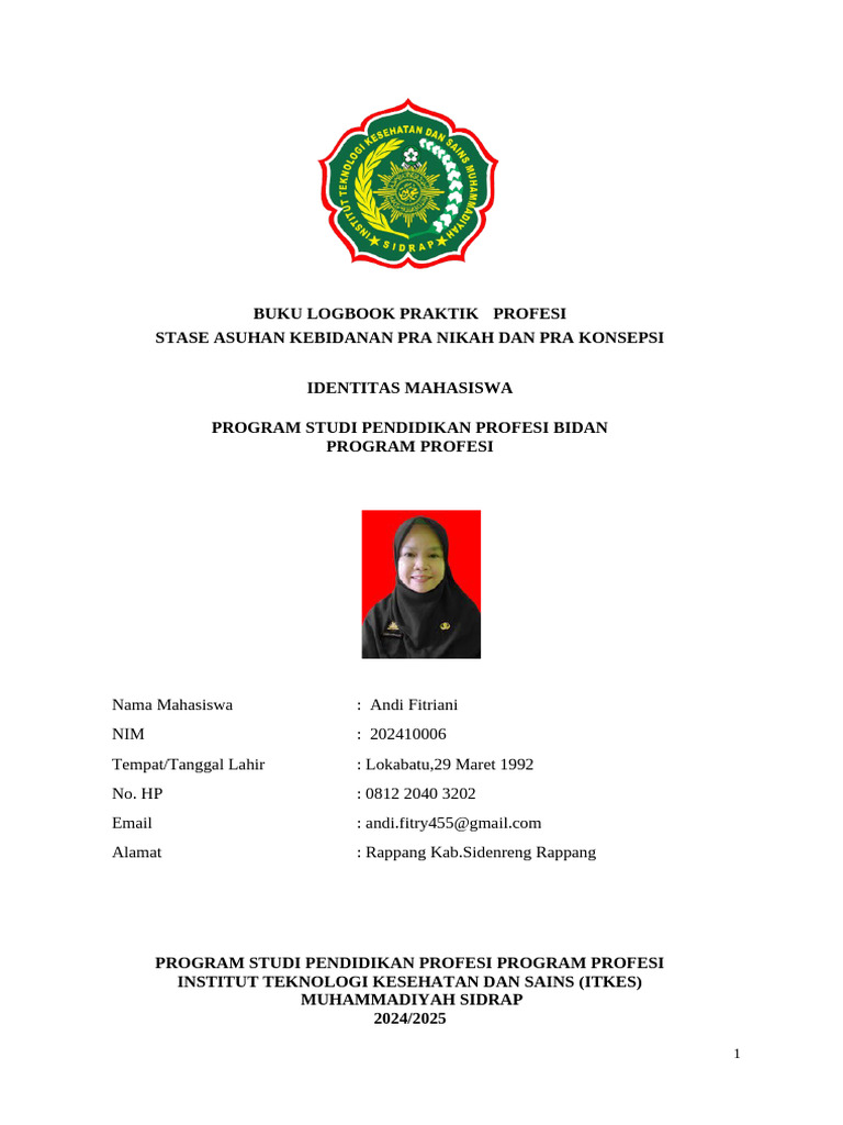 Stase Pranikah Dan Prakonsepsi 2022 | PDF