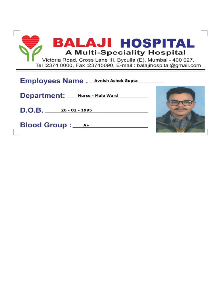 Nurse Card-WPS Office | PDF