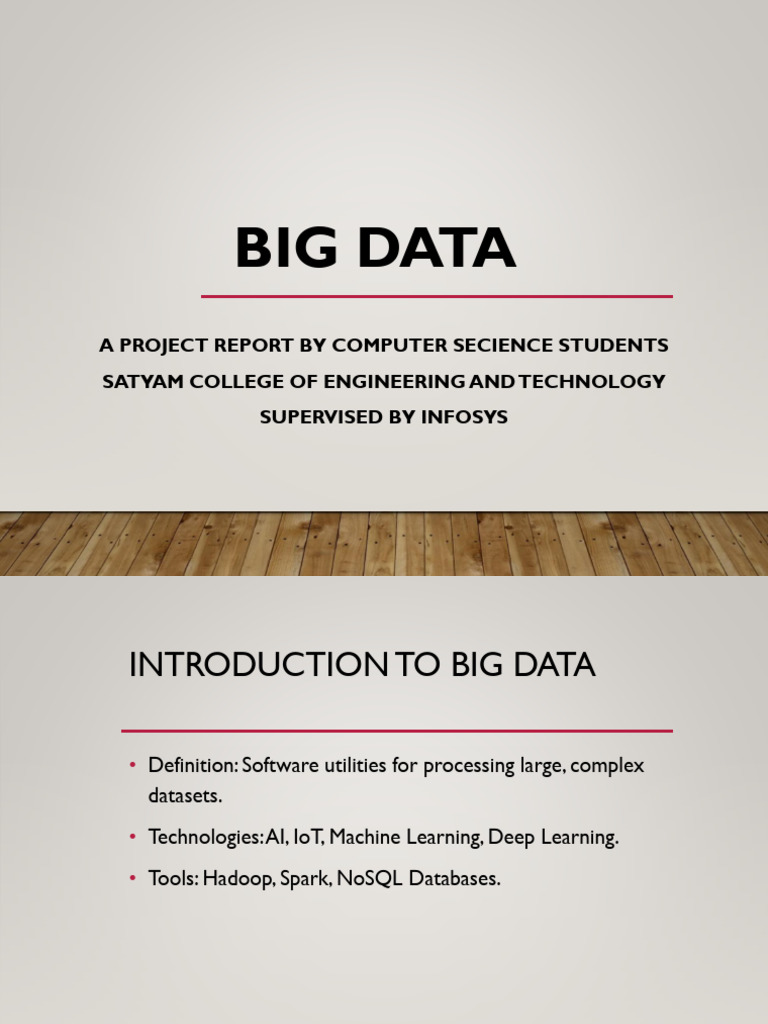 Big Data Presentation | PDF