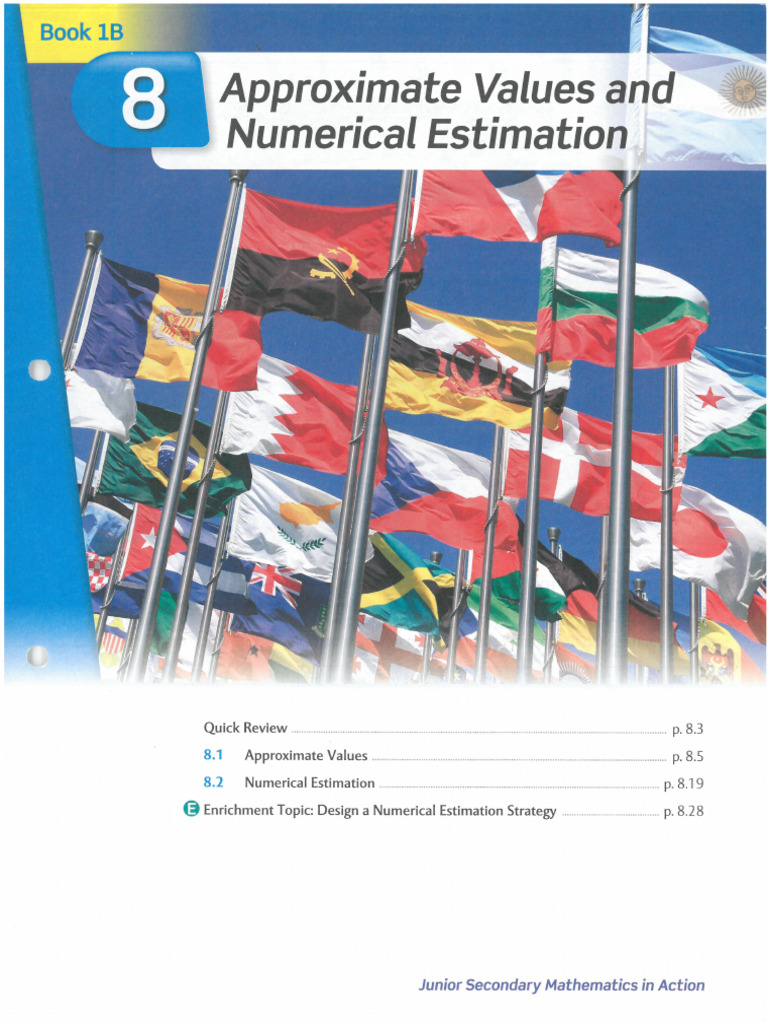 Mathematics in Action 1B-8 Approximate Values and Numerical Estimation | PDF