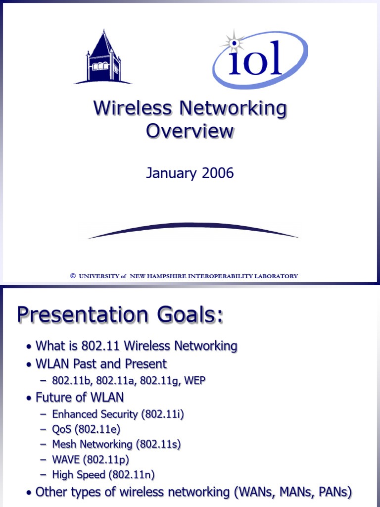 Wireless Networking Lec 5 | PDF | Ieee 802.11 | Computer Network