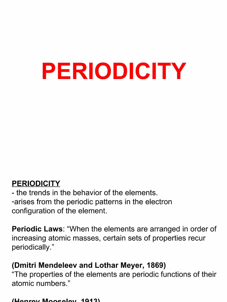 Periodicity | PDF