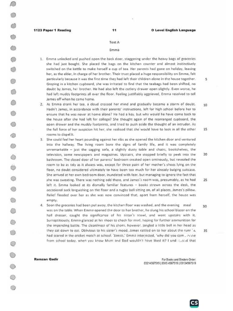 1123 Paper 1 New Syllabus 25 | PDF