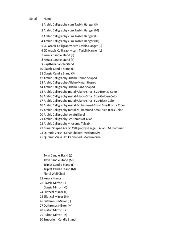 CSD Product List With Price | PDF