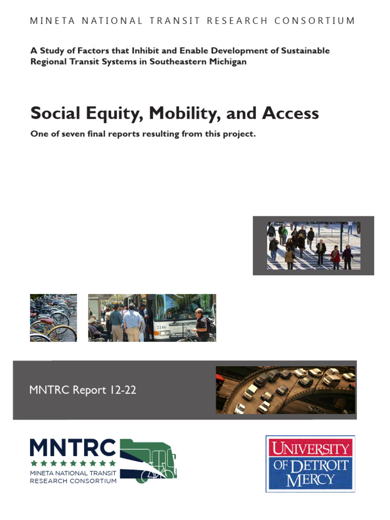 1136-3-transit-equity-and-access | PDF | Detroit | Economics