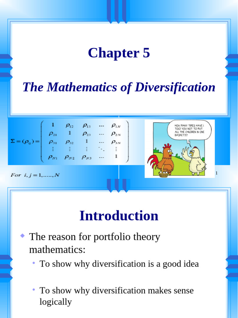 Calculations and Examples | PDF | Diversification (Finance) | Modern ...