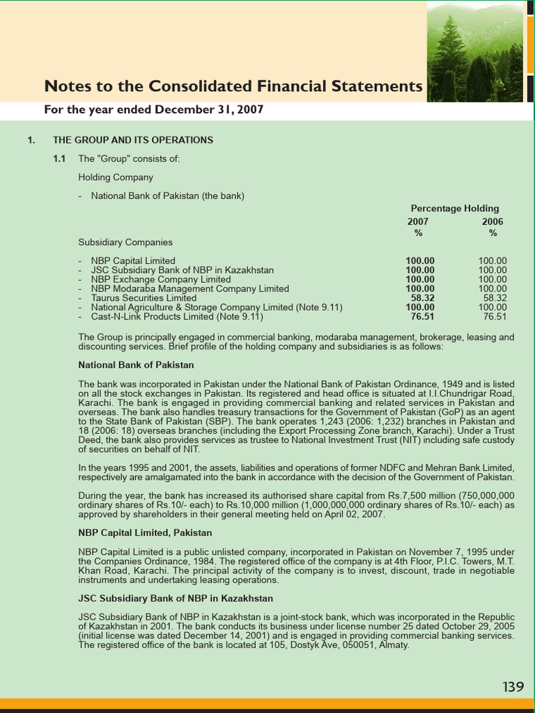 11-Notes to Financial Statements (Consolidated) | PDF | Depreciation ...