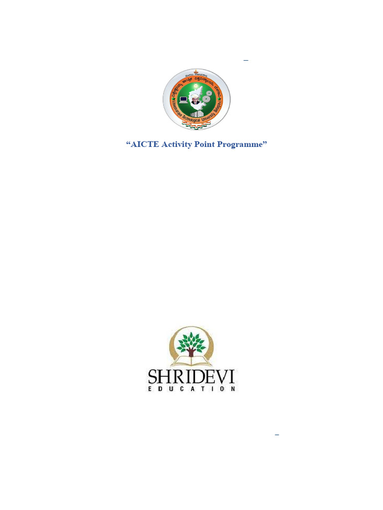 AICTE Activity Points Programme Report | PDF | Sexual Harassment | Woman