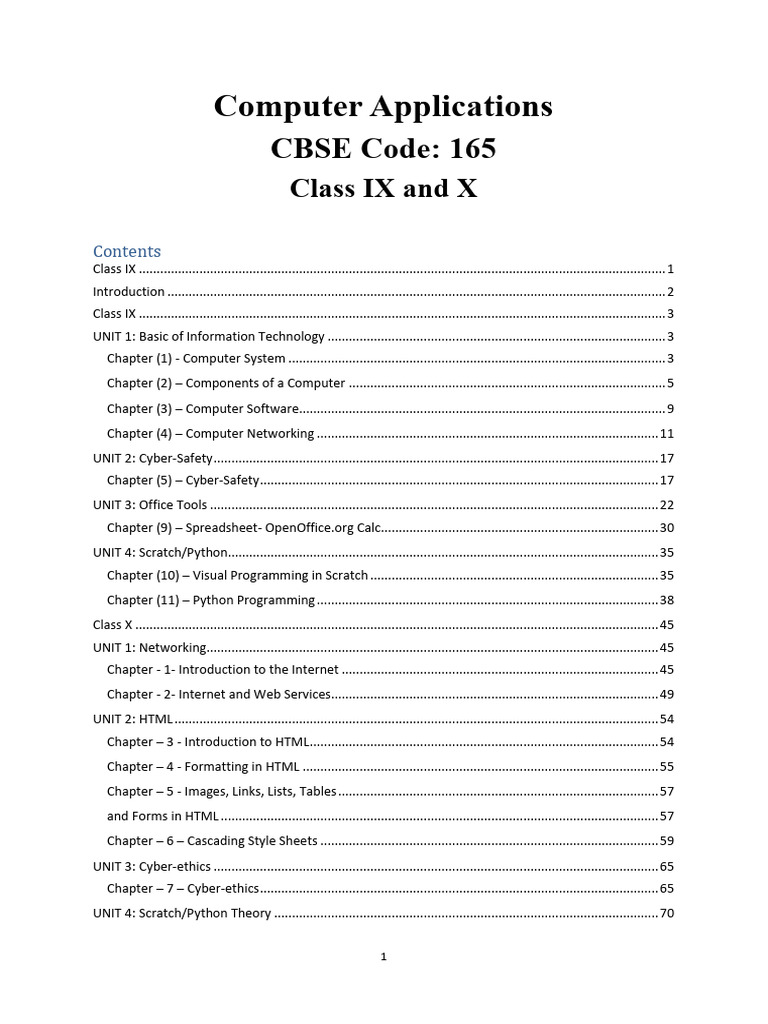 Teacher Reference Manual-165 Class IX-X | PDF | Random Access Memory | Computer Network