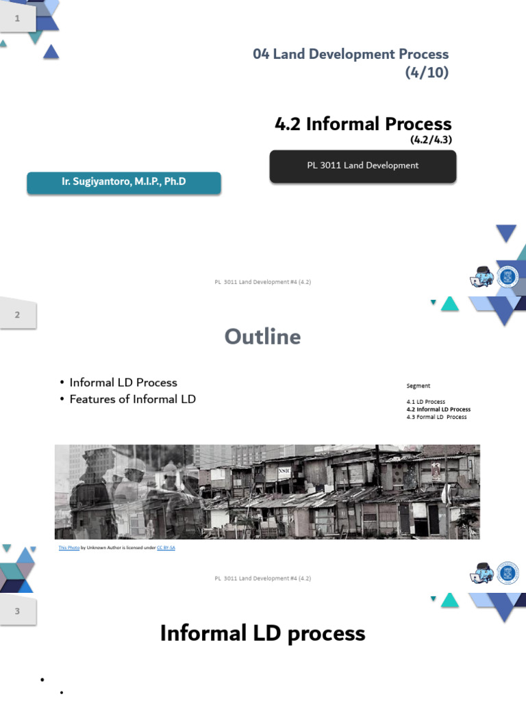 42 LD Process - Informal Rev | PDF | Slum | Economies