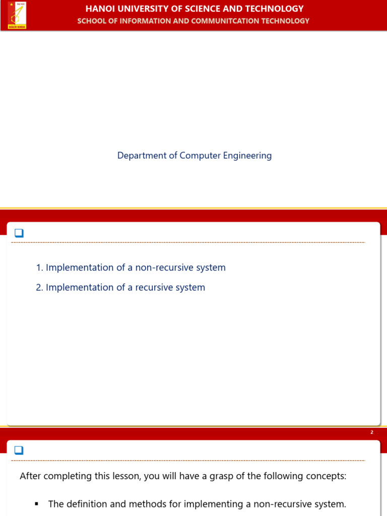 Unit 6 Implementation Of Discrete Time Systems Pdf Control Theory