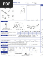 Short Blessed Test | PDF | Dementia | Alzheimer's Disease