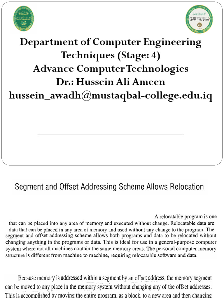 Protected Mode Memory Addressing Explained | PDF