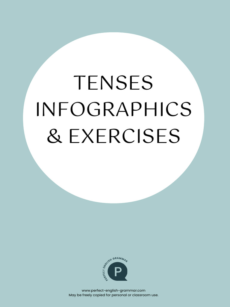 Tenses Infographics | PDF | Grammatical Tense | Verb
