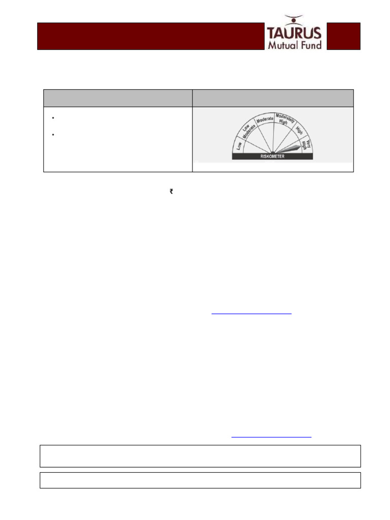 SID Taurus Ethical Fund | PDF | Financial Risk | Short (Finance)