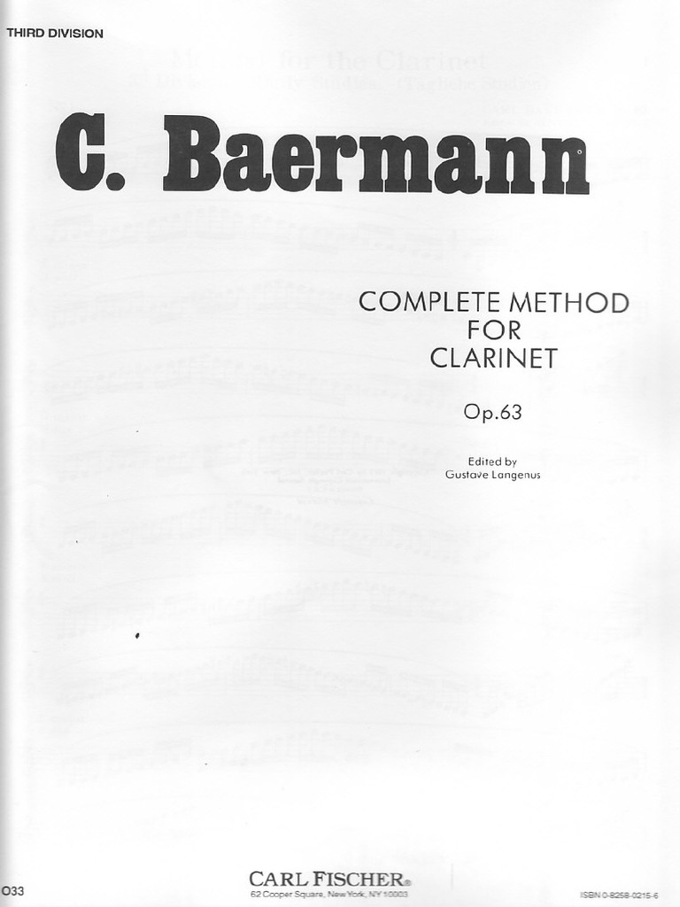 S_Baerman_-_Complete_method_for_clarinet | PDF