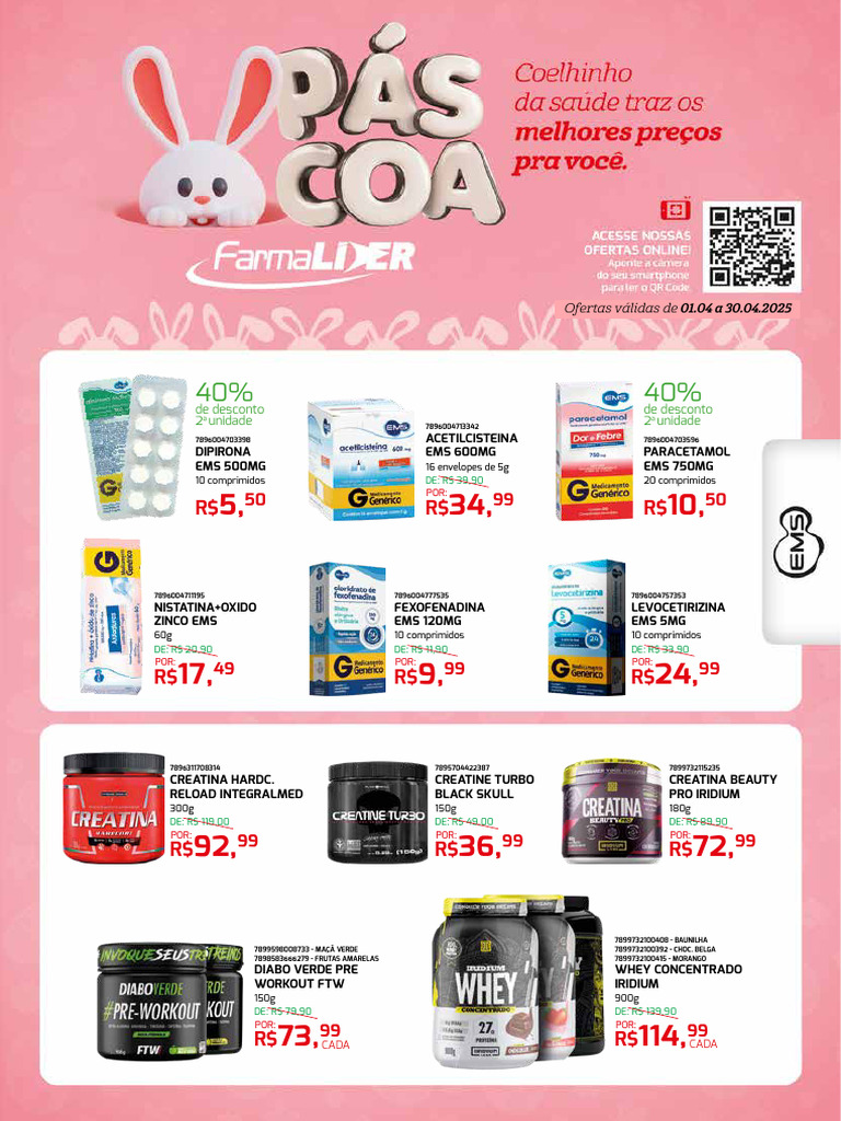 Encarte FarmaLider - PASCOA - 21x30cm - para Site | PDF | Terapia ...