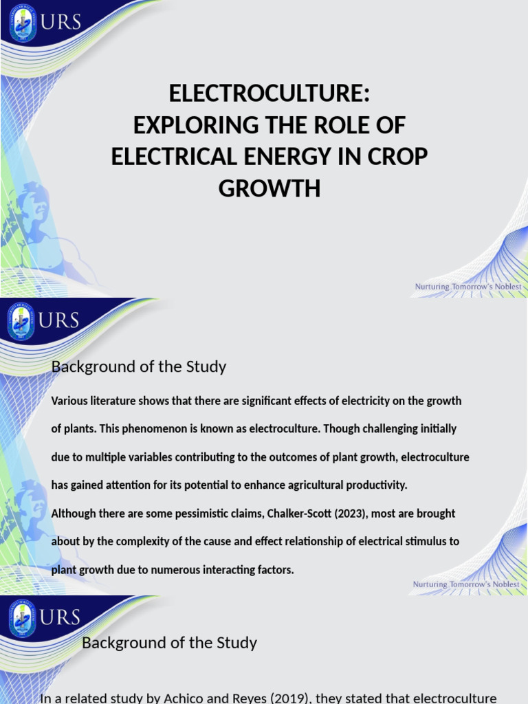 Electroculture Colloquium | PDF | Electricity