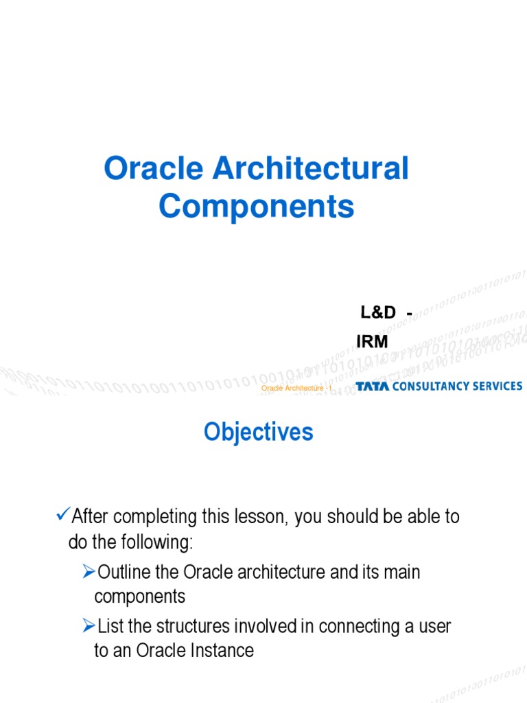 Oracle Architecture Components | PDF | Oracle Database | Cache (Computing)