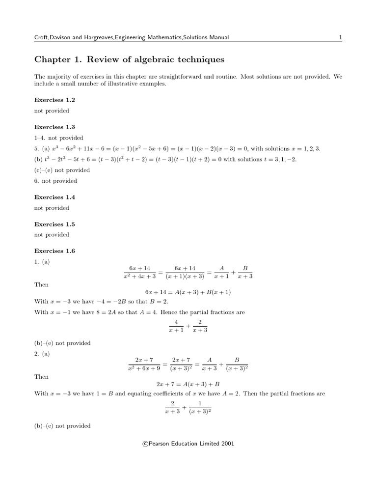 Chap 01 | PDF | Algebra | Mathematics